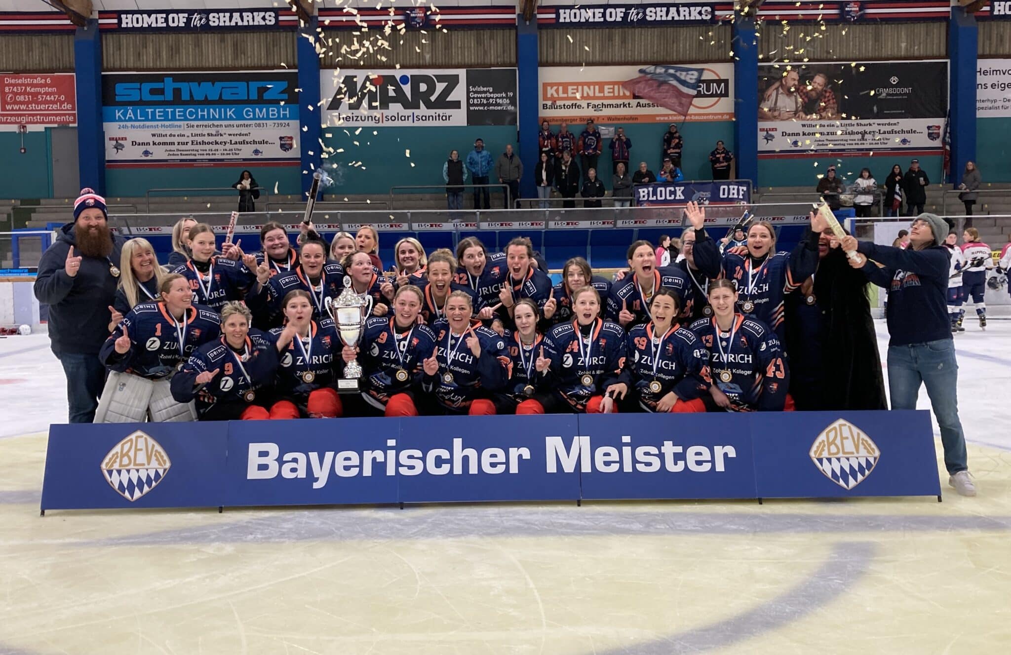 Bayerischer Meister Frauen-Bayernliga: ESC Kempten – BEV